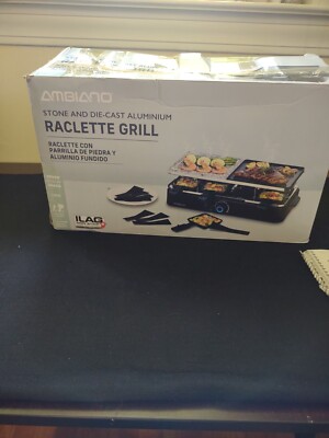 Ambiano Electric Raclette Party Grill With Accessories 1300w 93957 RC1 ...