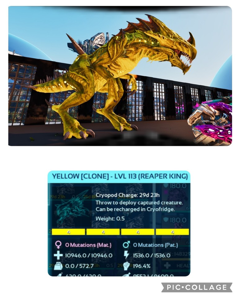 ark survival ascended pve SOLID ID04 REAPER CLONE | eBay