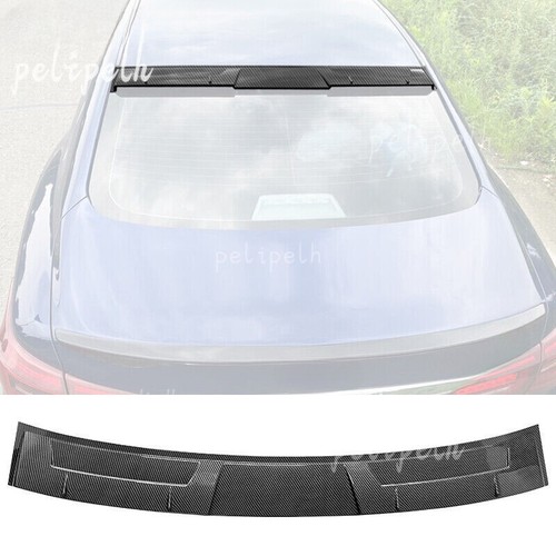 Fits 2014-2023 Infiniti Q50 ABS Carbon Fiber Print Rear Window Roof ...