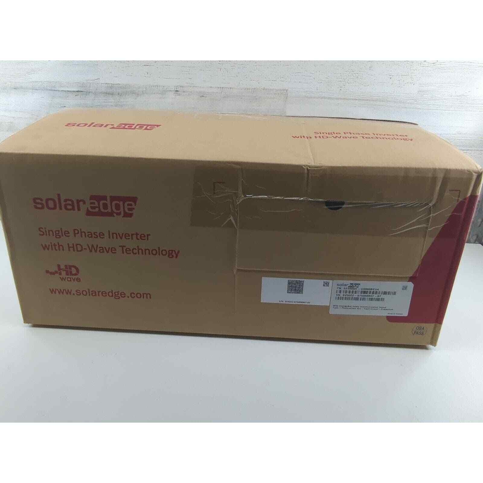SolarEdge Inverter SE5000H-US000BNU4 Single Phase Inverter with HD ...