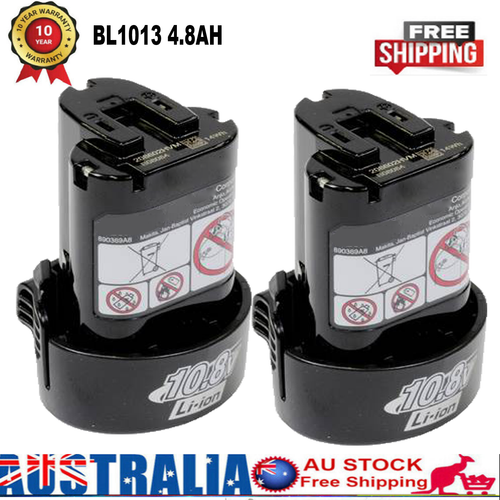 2x BL1013 Battery for Makita BL1014 12V 10.8V LCT203W 194551-4 194550-6 ...