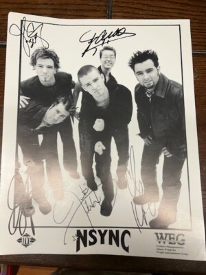 NSYNC signed picture/ Jive poster- | eBay