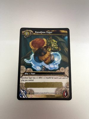 World of Warcraft - WOW TCG - Sandbox Tiger - Not Used - Unscratched - Loot | eBay.de