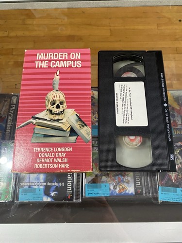 1962 MURDER ON CAMPUS VHS MOVIE ,Terrence Longden,Donald Gray W/Box ...