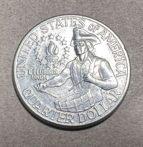 1776-1976 D Washington Quarter RPM Filled In Mint Mark 5.48g Scarface ...