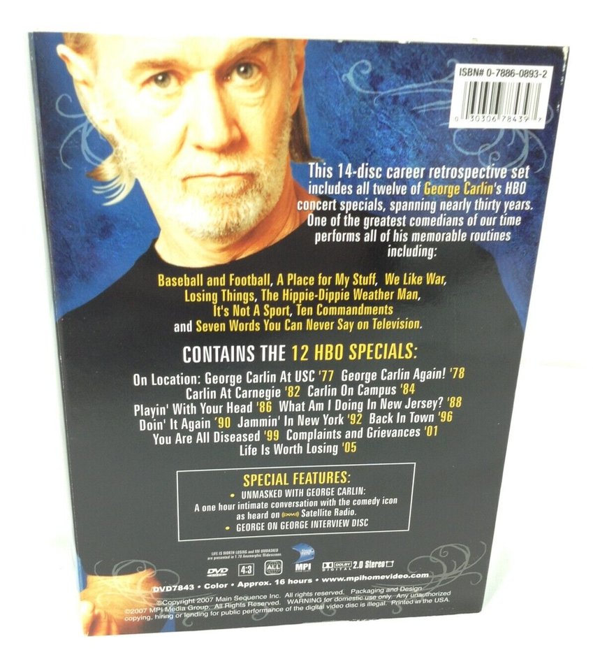 George Carlin "All My Stuff" 2007 | 14 Disc DVD Set | 16 Hours | eBay