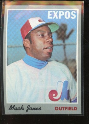 1970 TOPPS # 38 MACK JONES EXPOS NRMINT E013100 | eBay