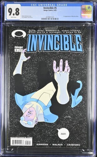 Invincible #5 2003 Image Comics CGC 9.8 1st app Allen the Alien | eBay