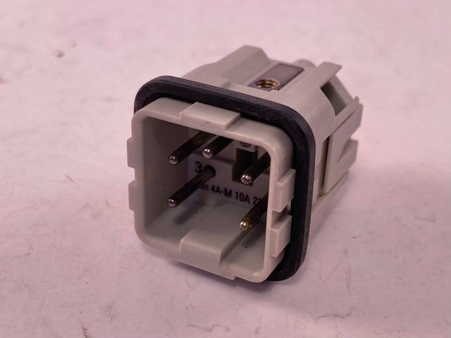 HARTING Han 4a-m Connector 5 Prong 10a 230/400v for sale online | eBay