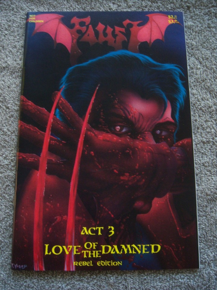 FAUST ACT 3 Love of the Damned Rebel Edition 1992 David Quinn Tim Vigil ...