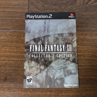 Final Fantasy XII Collector’s Edition Playstation PS2 Box Art Poster ...