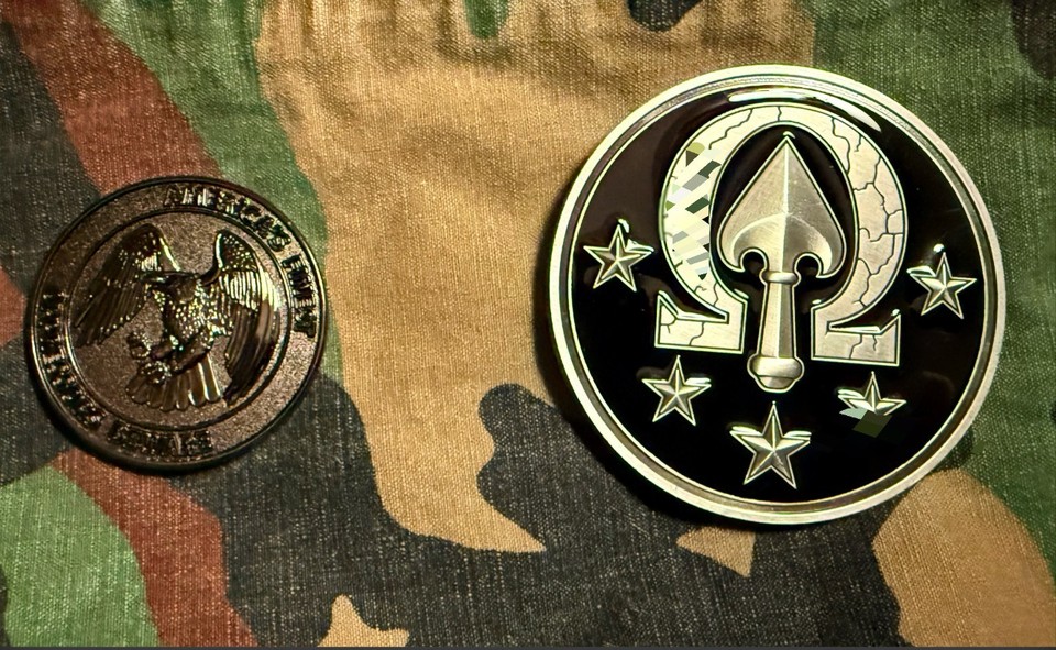 Very Rare Delta Force-CAG CSM issued coin & CIA/JSOC Omega Program ...