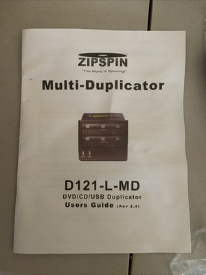 Zipspin D-121-L-MD CD/DVD/USB Duplicator DVD Copier CD Burner | eBay