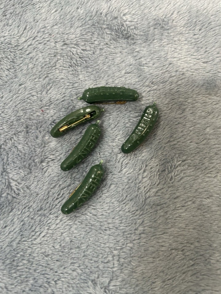 Lot 5 ~ 1.25” Heinz Pickle Pins Vintage Pinback Pickles Heinz ...