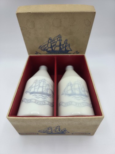 Vintage Old Spice Cologne and After Shave Box Set - Frigate Essex ...