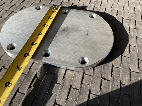 Aluminum Welding Tower Pads Taco Tigress Lees New Mill Finish 7x5 3/8 ...