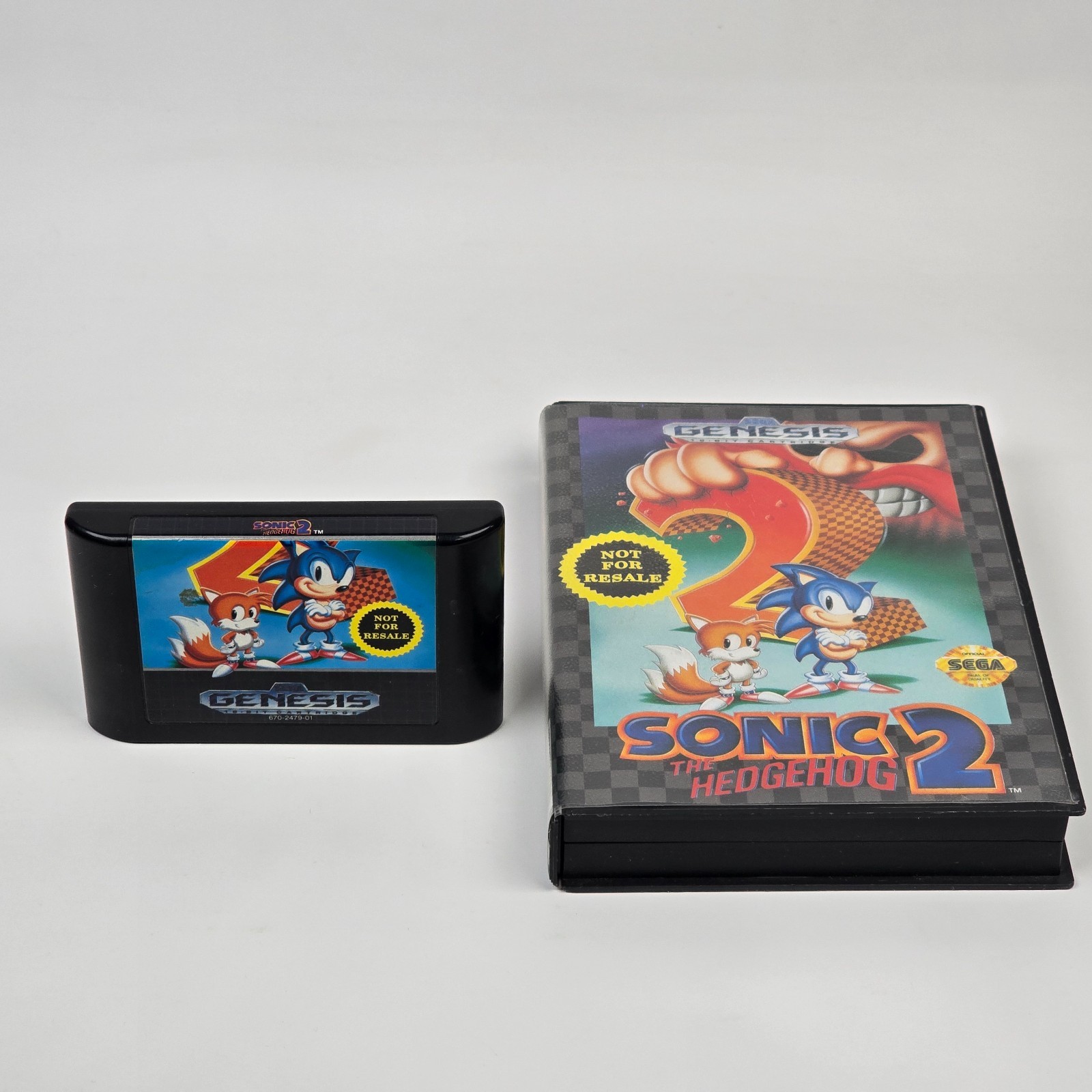 Sonic the Hedgehog 2 (Sega Genesis) Case & Cartridge TESTED 10086010510 ...
