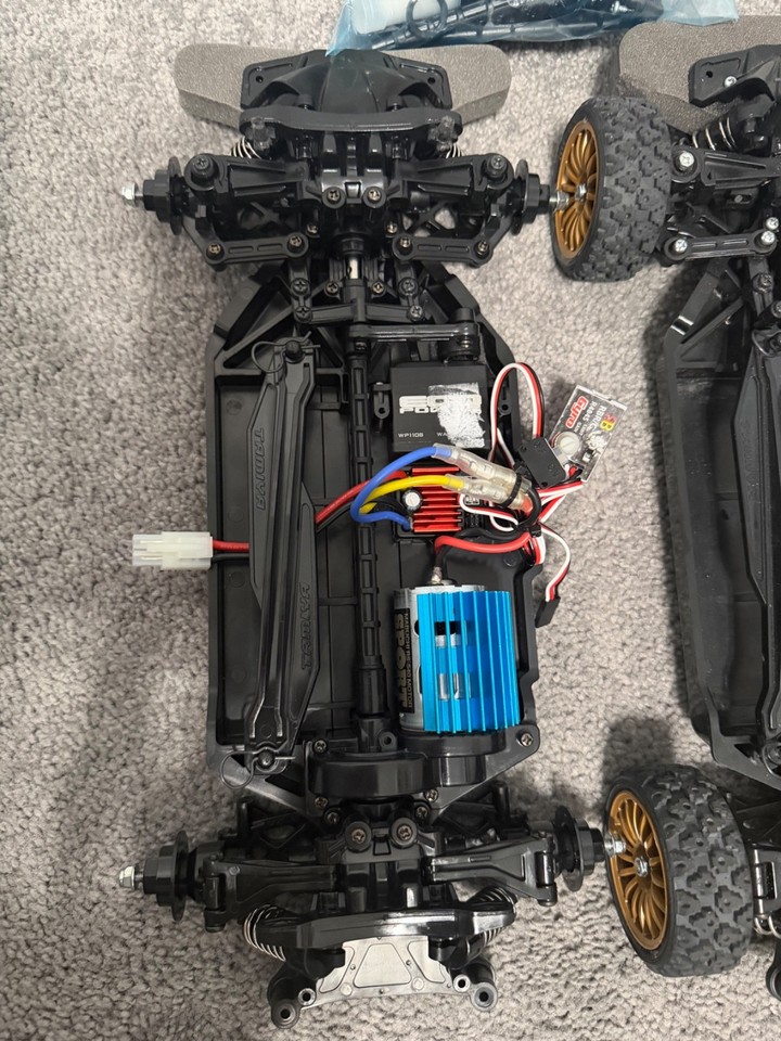 Two(2) 1/10 RC Car TT-02 Chassis Custom Upgrades RC Racing Drift rally ...
