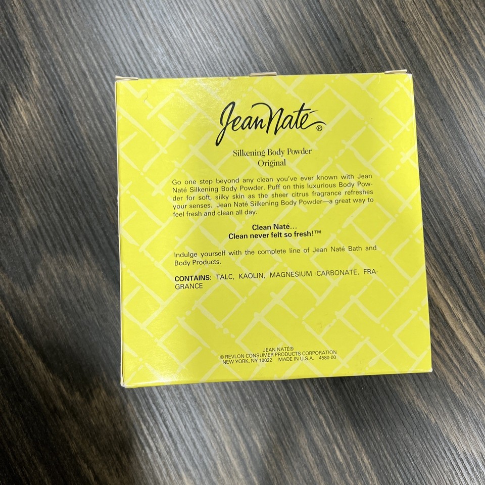 Vintage Jean Nate Silkening Body Powder Original with Puff 6 oz Brand ...