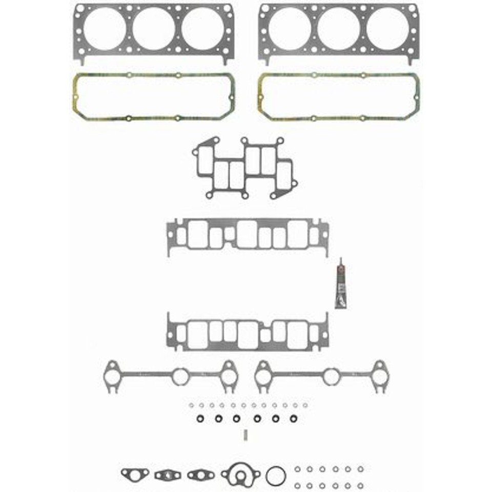 HS 9105 PT Felpro Set Cylinder Head Gaskets for Chevy Pontiac Firebird ...