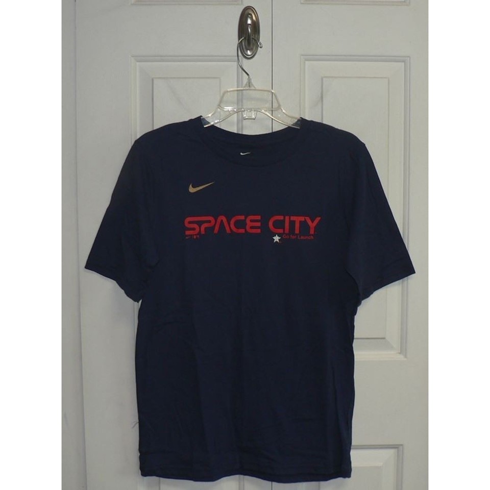 Nike Boys Houston Astros Space City Go For Launch T-Shirt in Midnight ...
