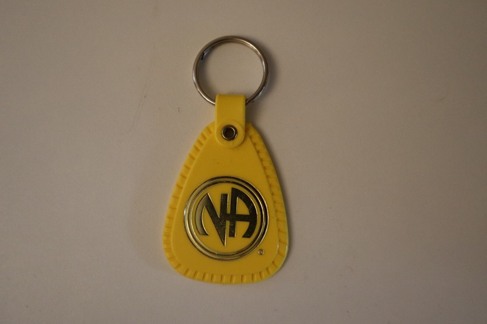 NARCOTICS ANONYMOUS NA KEY TAG Yellow 9 Months Recovery 12 Piece ...