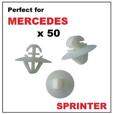 50 x MERCEDES SPRINTER Exterior Side Moulding Door Trim Panel Plastic ...