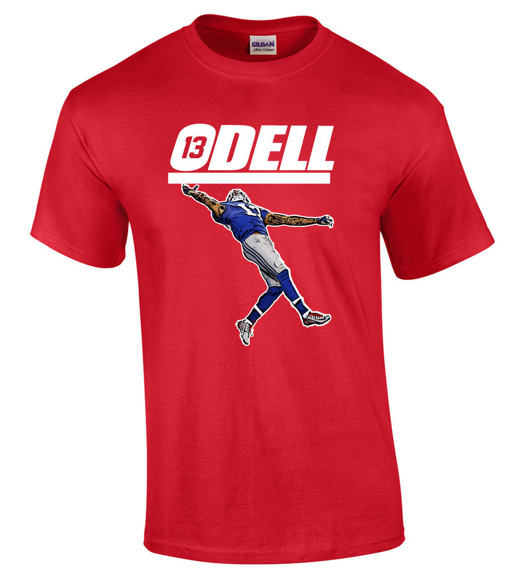 RED Odell Beckham New York Giants "The Catch" T-shirt Youth & Adult ...
