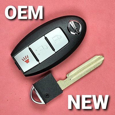 KBRTN001 - New OEM Nissan Smart Key Remote Keyless Fob 3B Uncut Key ...
