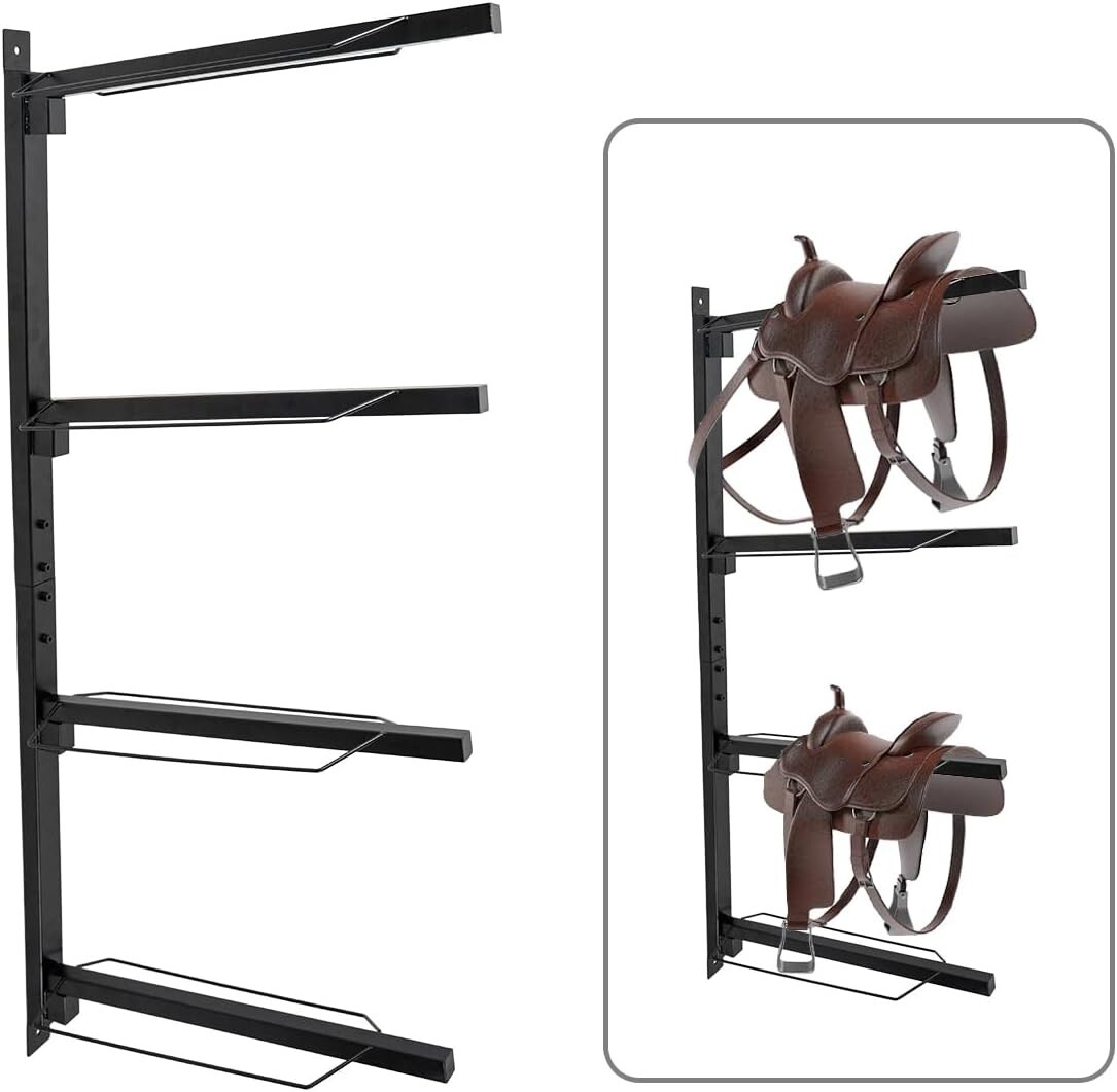 Heavy Duty Saddle Rack Saddle Rack & Tack Trolley (Purple) Heavy