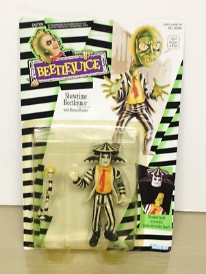 1989 Kenner Beetlejuice SHOWTIME figure. card warped some New -MISP | eBay