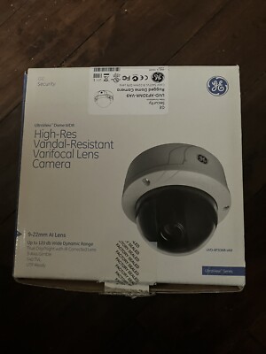 GE Security, UVD-XP3DNR-VA9, UltraView Rugged Dome WDR, 9-22mm AI IR | eBay