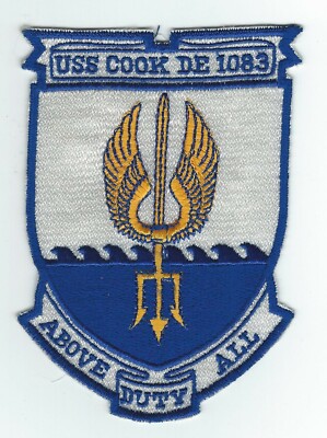1970s DE-1083 USS COOK patch | eBay