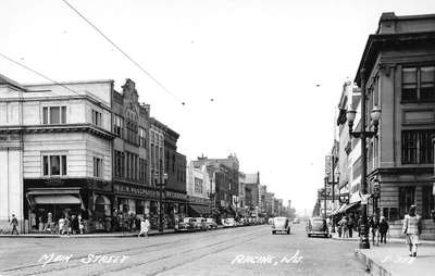 Racine Wisconsin Main Street Real Photo Antique Postcard J41744 | eBay