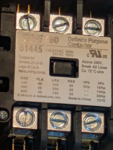 Mars 780 Definite Purpose Contactor 61445 New in Box | eBay