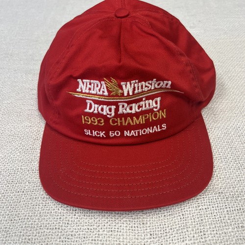 Vintage NHRA Winston Drag Racing National Champion 1993 Snapback Hat ...