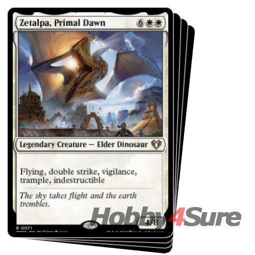 Zetalpa, Primal Dawn X4 M/NM Magic: The Gathering MTG Commander Masters ...