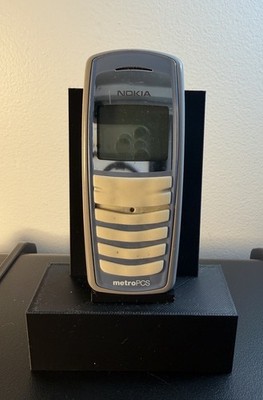 Nokia Vintage Bar Cell Phone metroPCS 2G Gray Silver Classic Mobile ...