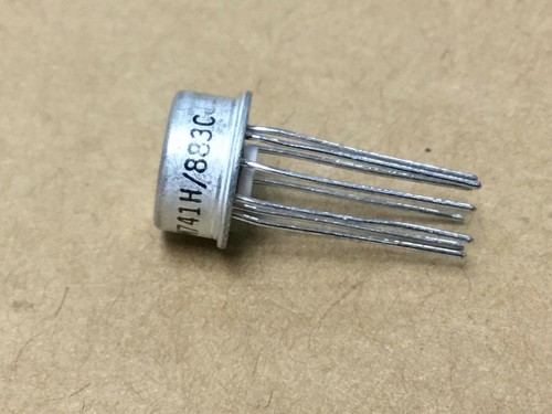 (1 PC) NATIONAL LM741H/883C Op Amp Single AMP, Bipolar, 8 Pin, Metal ...