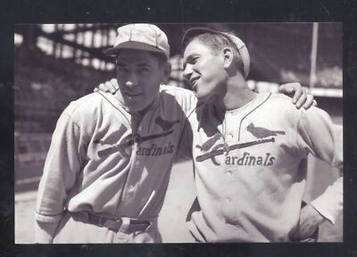 REAL PHOTO ST. LOUIS CARDINALS 1935 DIZZY AND DAFFY DEAN BASEBALL ...