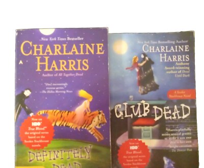 Sookie Stackhouse Novels Lot Of 2 Paperbacks Club Dead And Definitely ...