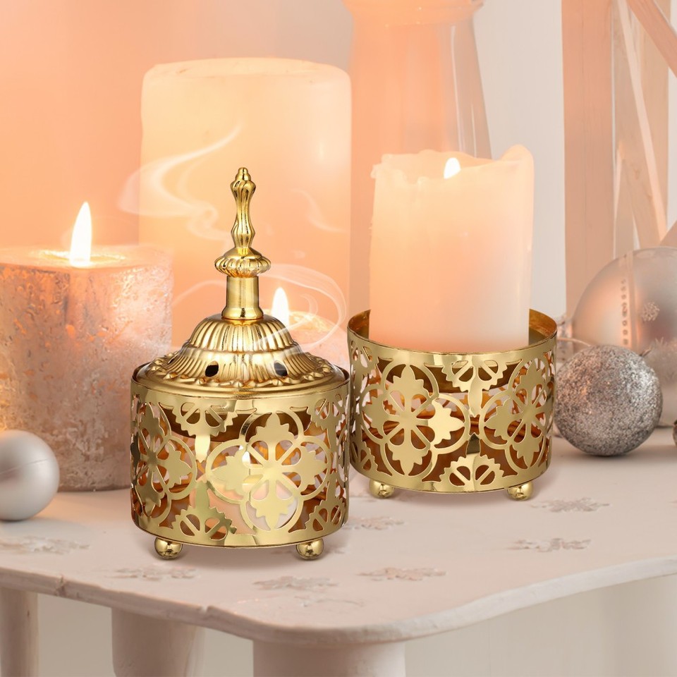 Aroma Decorative Stand Wax Burner for Scented Sticks Holder Mini Metal ...