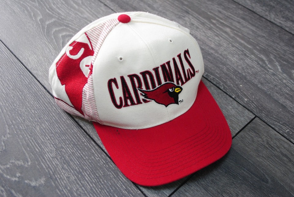 VINTAGE 90S ARIZONA CARDINALS BIG LOGO SIGNATURES SNAPBACK HAT CAP NFL ...