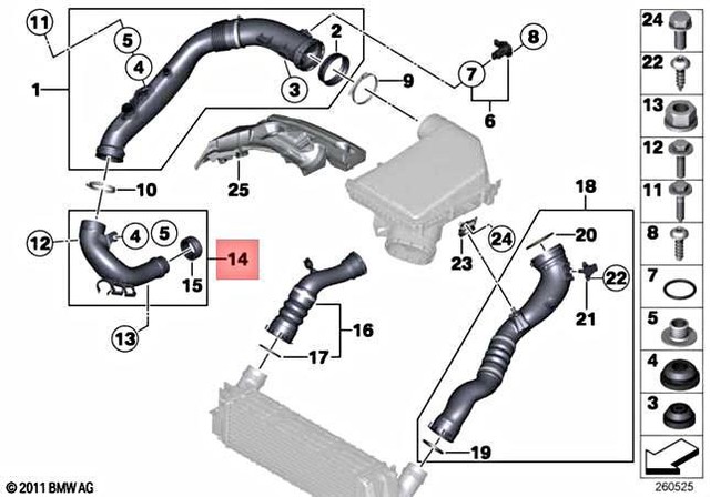 BMW 13717601177 Genuine OEM Connector Hose for sale online | eBay