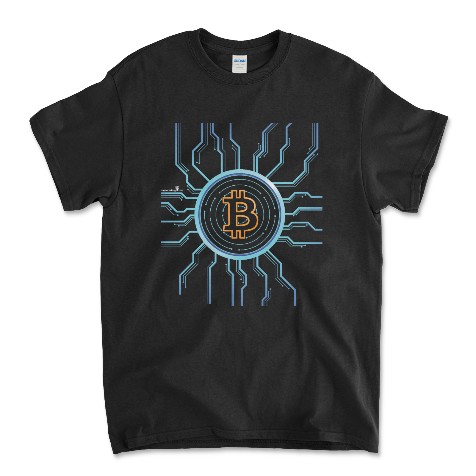Crypto Bitcoin BTC Black T-Shirt Gildan 5000 #246 | eBay