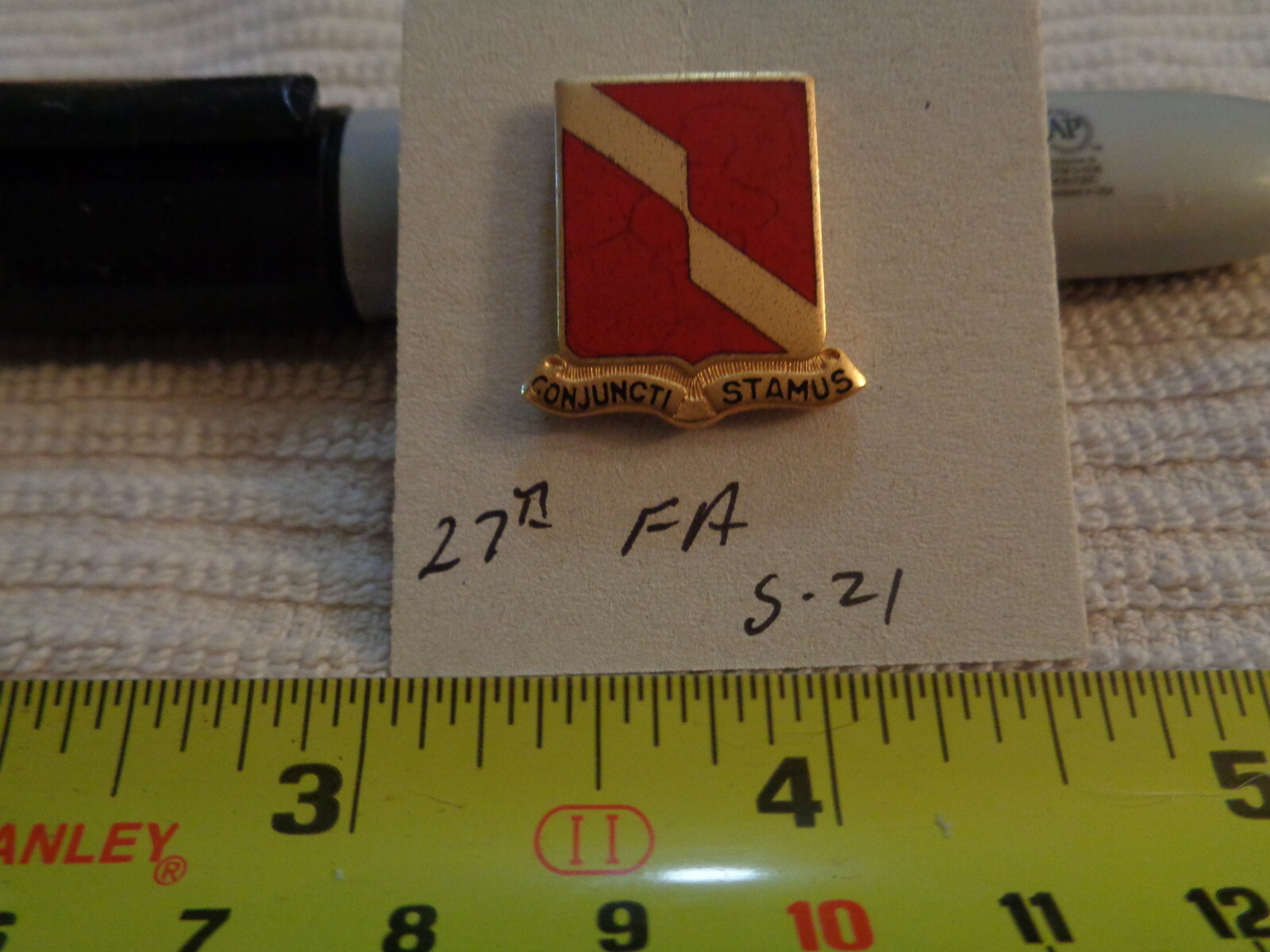 27th Field Artillery S-21 Unit Crest, DI, DUI (DRAW#6) | eBay