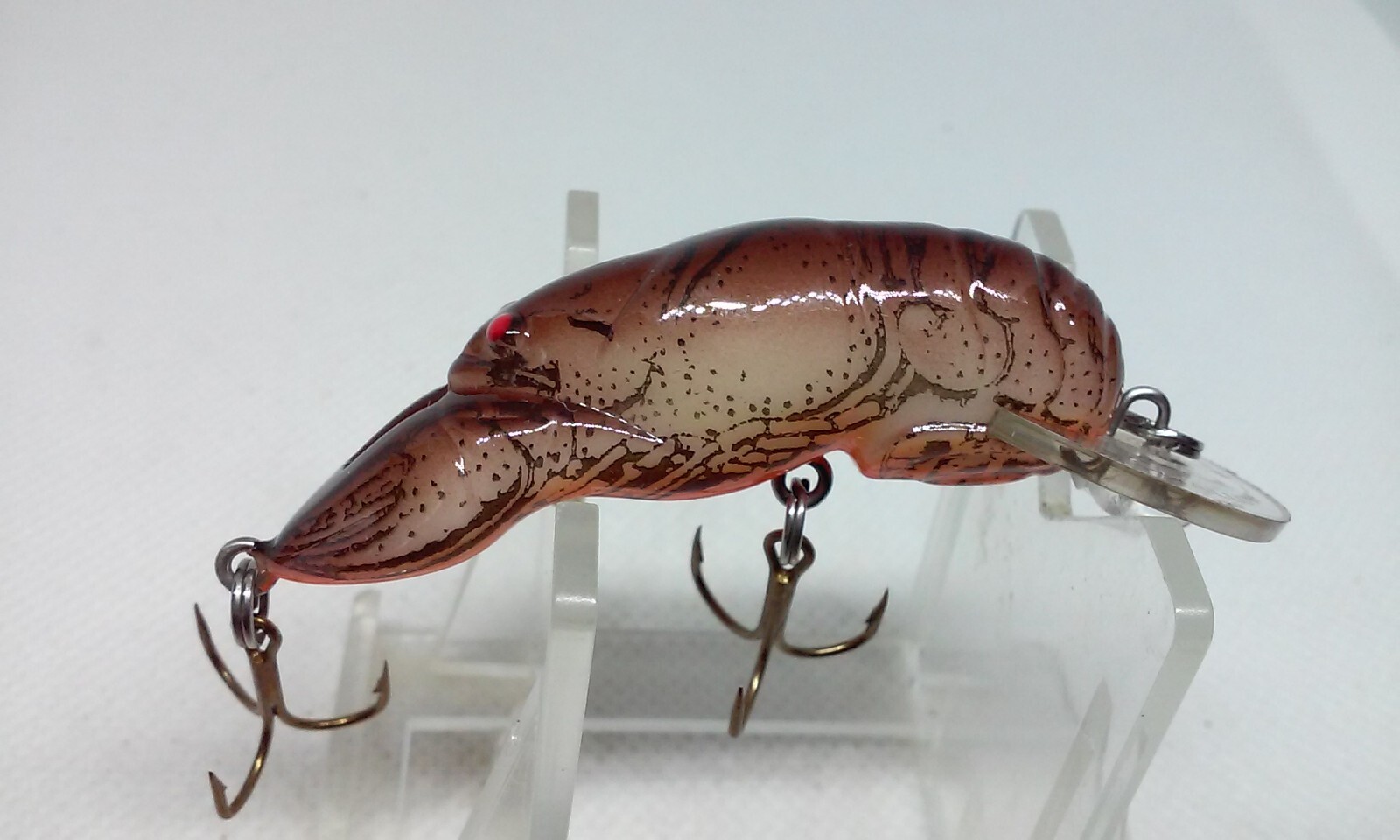 Vintage Rebel Wee Crawfish/Crayfish/Crawdad Brown Back 2" Shallow ...