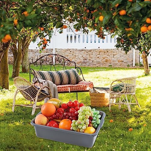 5 Pack Small Commercial Bus Box 8L Food Service Bus Tub Plastic Wash ...