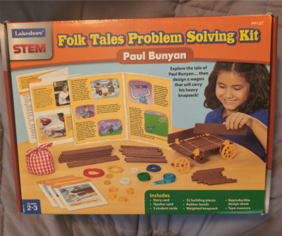Lakeshore Stem Folk Tales Problem Solving Kit Paul Bunyan PP127 | eBay