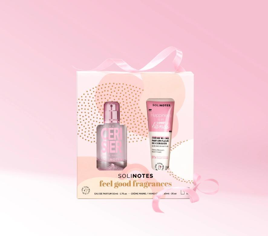 Solinotes Cherry Blossom Set 1.7 EDP Spray, 1 Oz Hand Cream | eBay